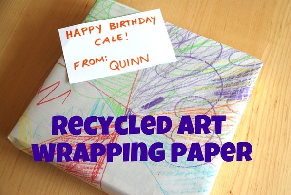 Recycled Art Wrapping Paper - Homegrown Friends